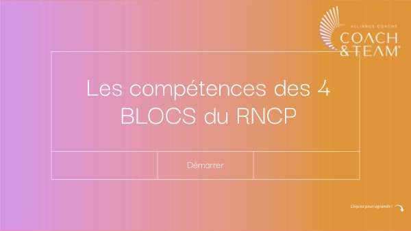 Compétences RNCP | Genially