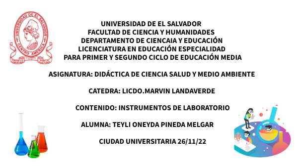 Instrumentos de laboratorio | Genially