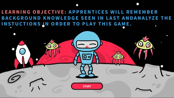 Find the alien-job vocab original | Genially