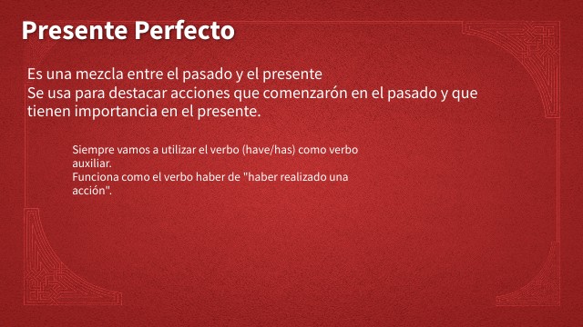 Presente Perfecto | Genially