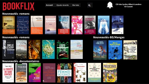 Bookflix janvier 2023