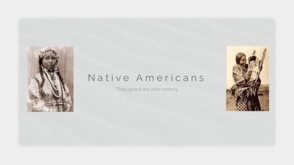 Native Americans during the 20th century