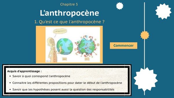 1-5-1 : Qu'est-ce que l'anthropocène ? | Genially