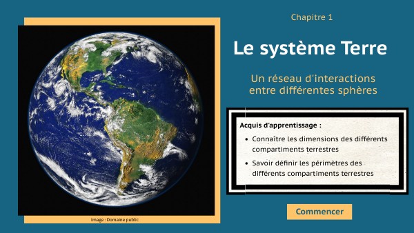 1-1 : Le système Terre