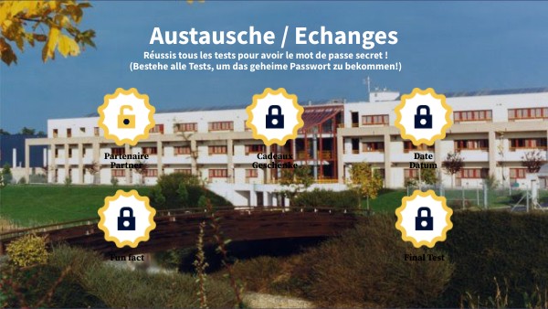 ok Gruppe 11 - Austausche Echanges | Genially