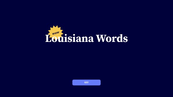 Louisiana Words