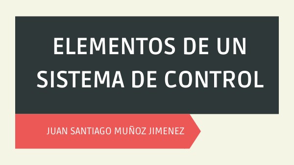 Sistemas de control | Genially