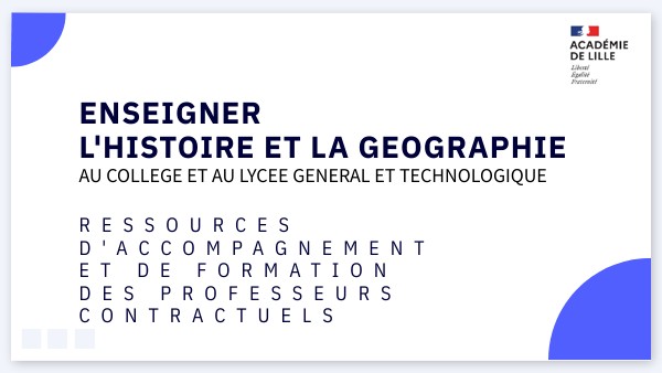 formation contractuels HG | Genially