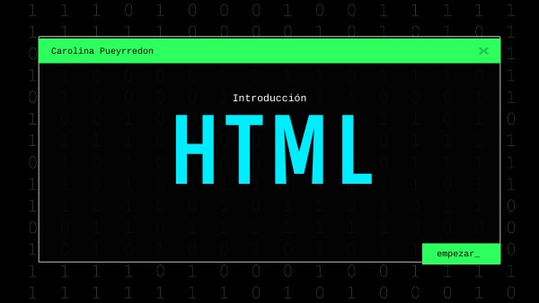 Presentación HTML