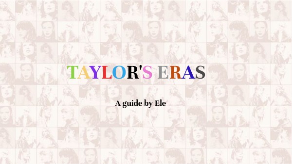 taylor's eras | Genially