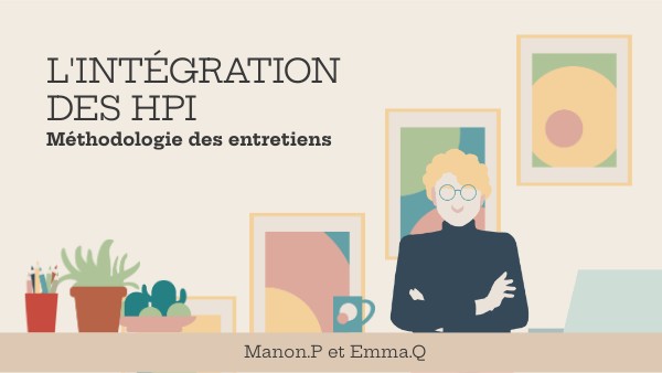 L'intégration des HPI