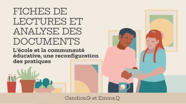 Fiche de lecture | Genially