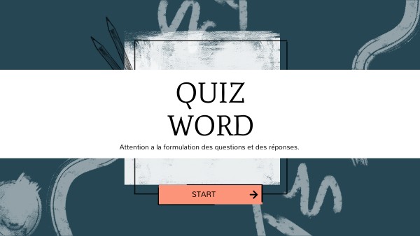 QUIZ WORD