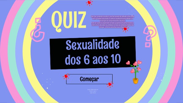 QUIZ Sexualidade dos 6 aos 10 | Genially