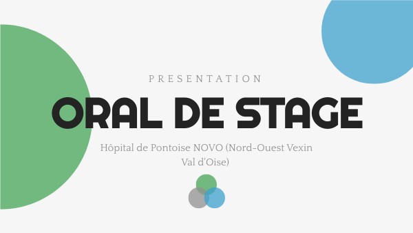 Oral de stage | Genially