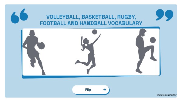 Flashcards Team Sports