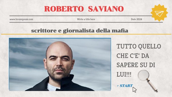 roberto saviano | Genially