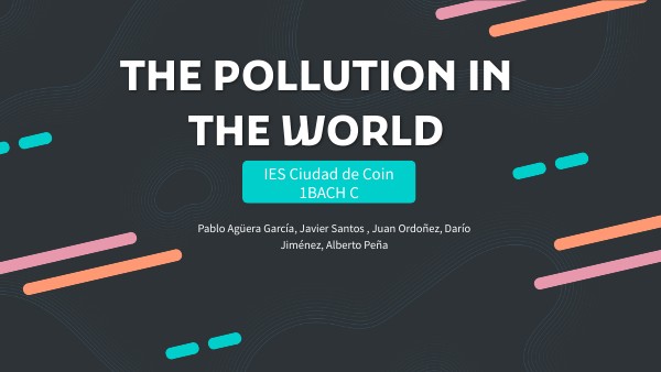 POLLUTION | Genially