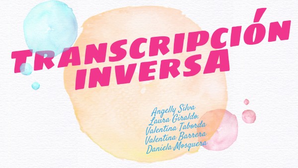 Transcripción inversa