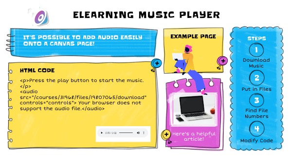 eLearning Music Player