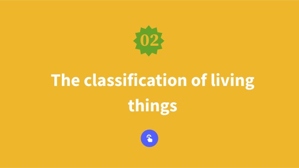 THE CLASSIFICATION OF LIVING THINGS | Genially