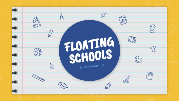 Floating schools