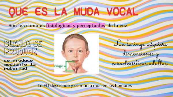 la muda de la voz