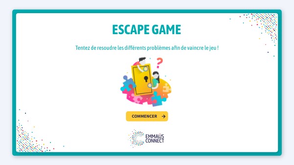 Escape Game - Initiation PC | Genially