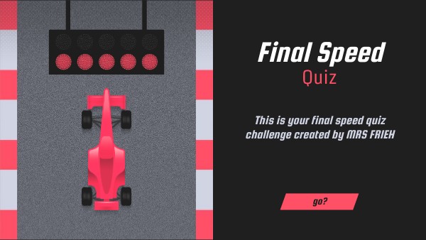 Final English SPEED QUIZ | Genially