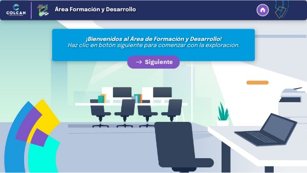 Presentación Gamificada Área Formación y Desarrollo | Genially