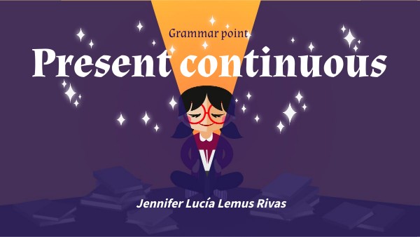 Present continuous