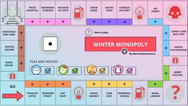 WINTER MONOPOLY | Genially