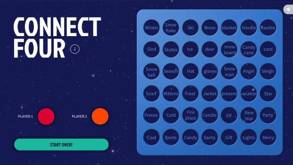 CONNECT FOUR GAME (winter) | Genially