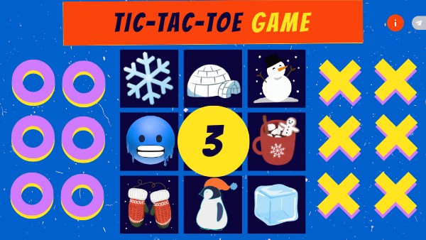 TIC-TAC-TOE (winter nouns) | Genially