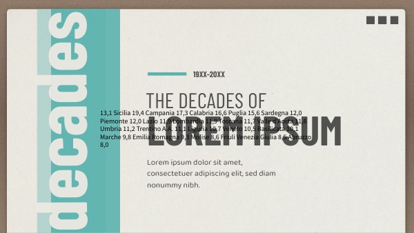 DECADES PRESENTATION | Genially