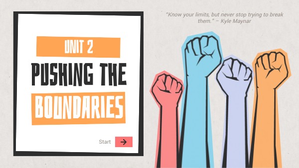 Pushing the Boundaries | Genially