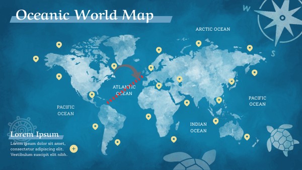 OCEANIC WORLD MAP | Genially