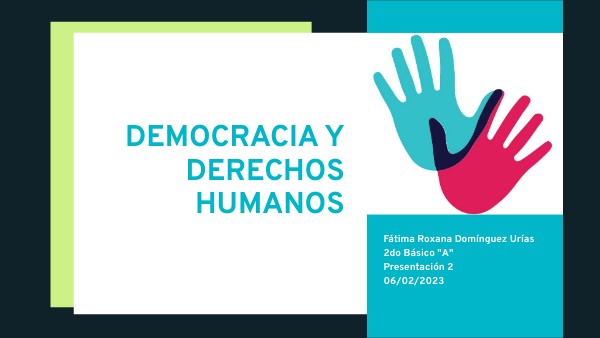 Democracia y derechos humanos | Genially