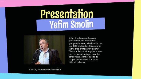 Yefim Smolin | Genially