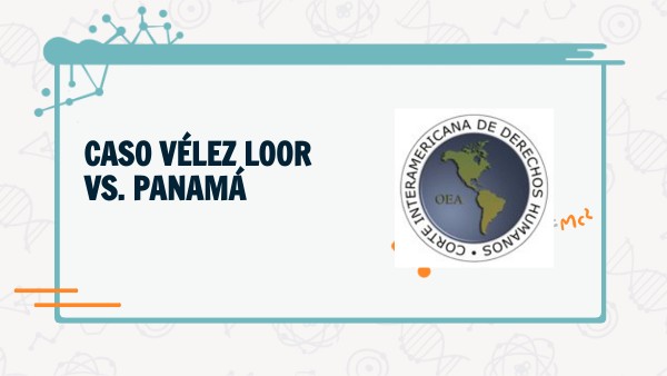 "CASO VÉLEZ LOOR VS PANAMA" | Genially