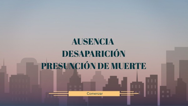 declaracion de ausencia | Genially