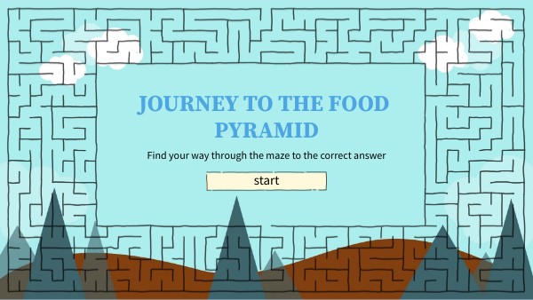 Food Pyramid Maze | Genially