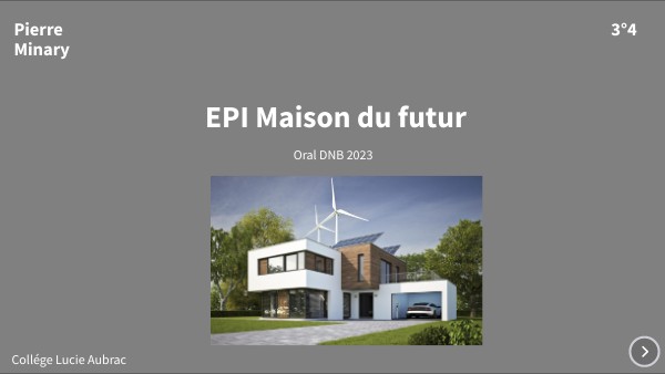 EPI Maison du futur