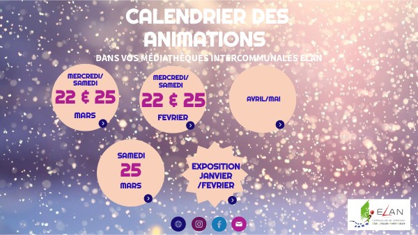 Calendrier des animations