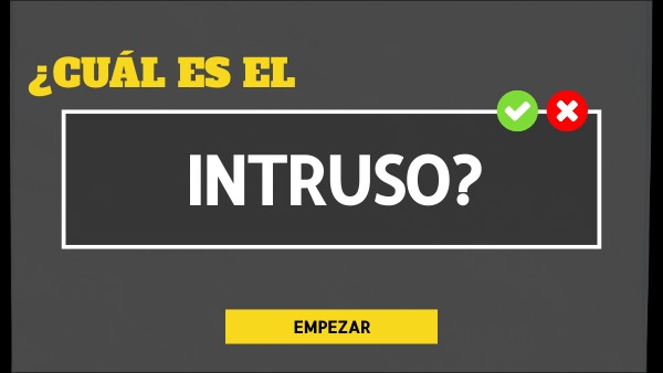 CUÁL ES EL INTRUSO