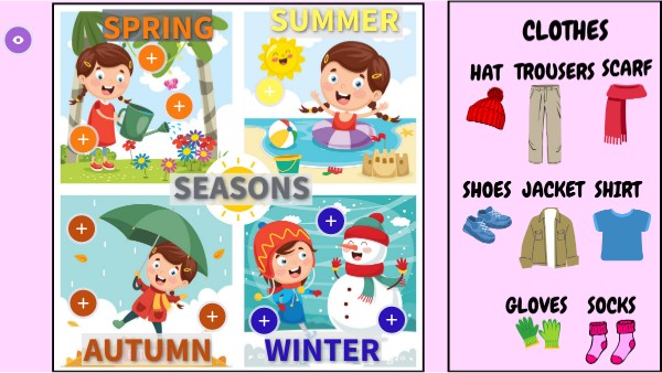 Seasons and Clothes | Genially