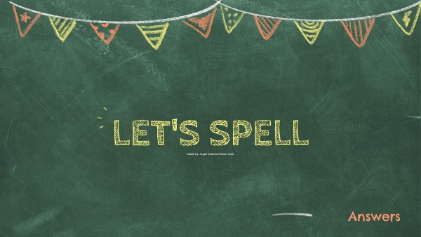 Let's Spell_Angie Pinzón | Genially
