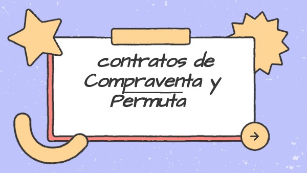 Contrato De Compraventa Y De Permuta