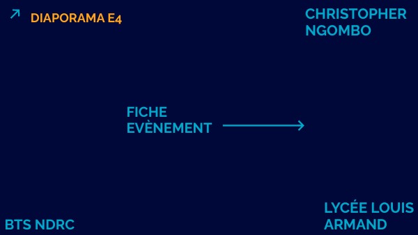 Diaporama E4 Evènement Commercial | Genially