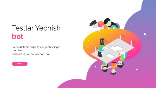 Testlar yechamiz bot | Genially